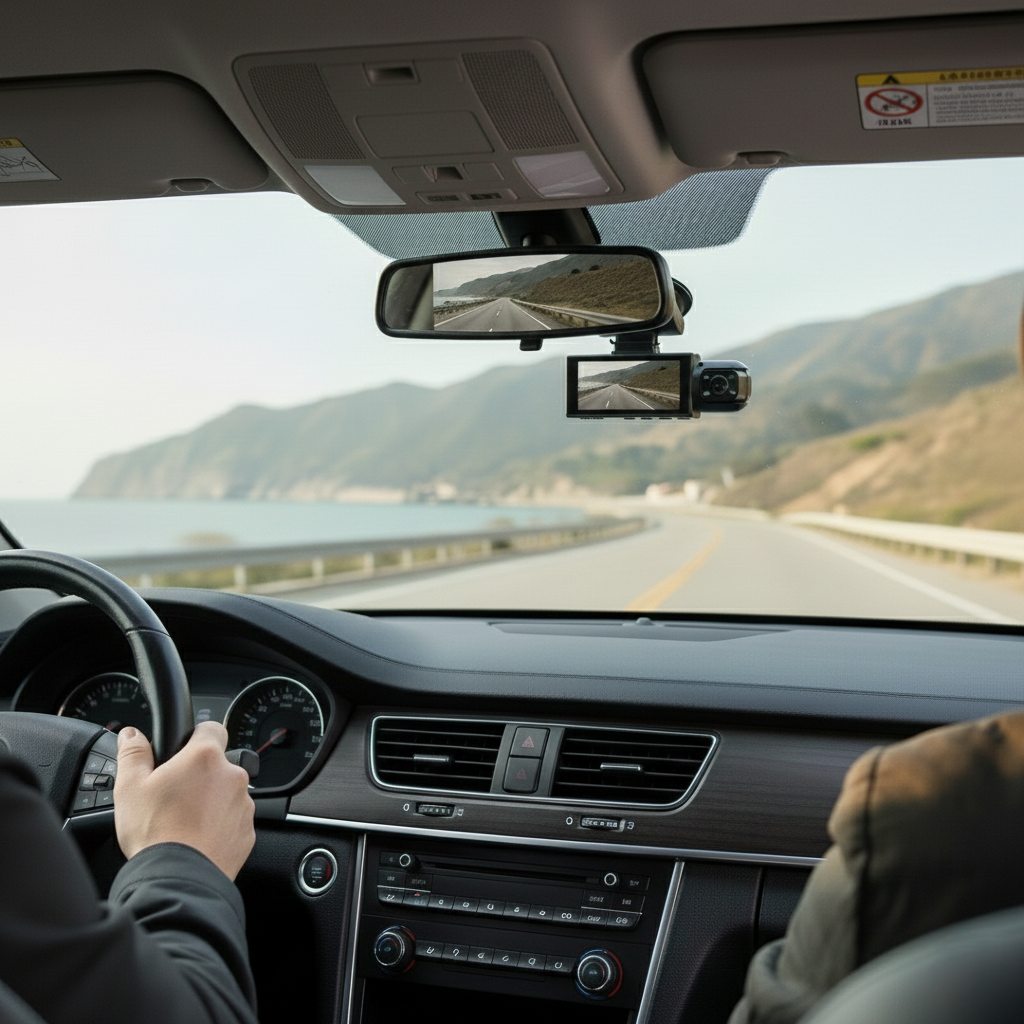 AutoDash™ Dual Camera Dash Cam 1080P Loop Recording SD Card WiFi App ...